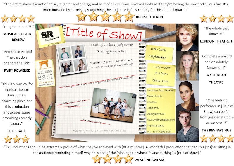 SR Productions – Creators of theatre in its purest and most awesome ...